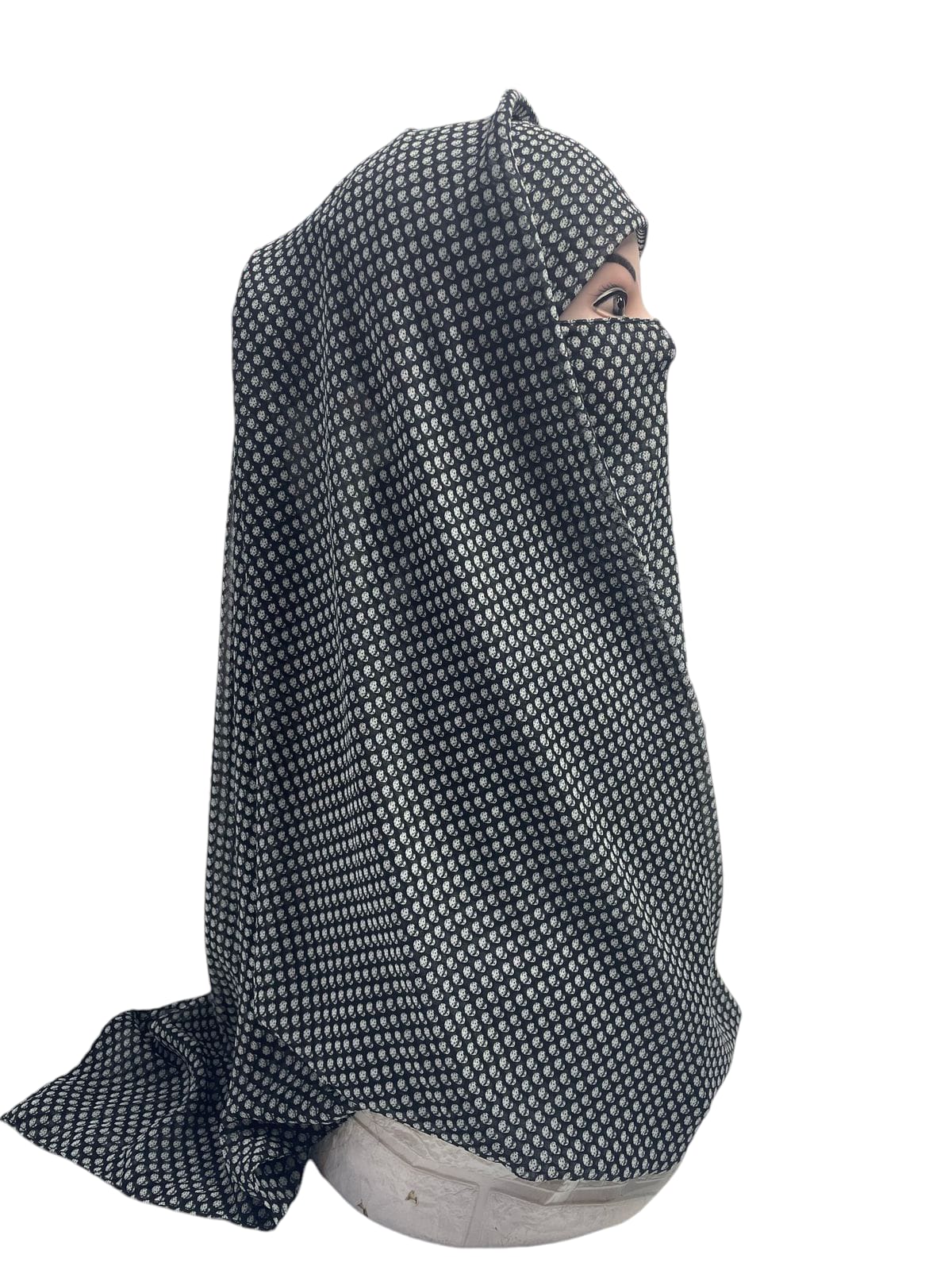 Printed Ninja Nector Hijab With Niqab Design E11 – Be Hijabi